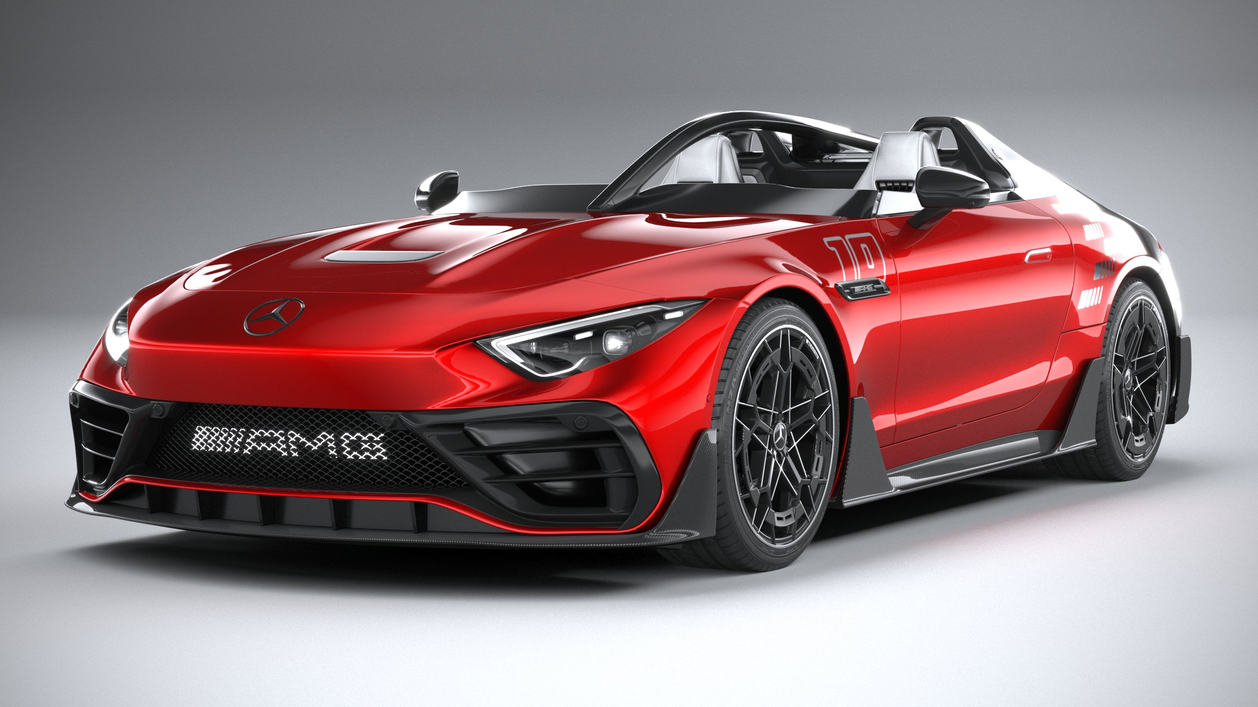 3D модель Концепт Mercedes-Benz PureSpeed AMG 2024 - TurboSquid 2259239