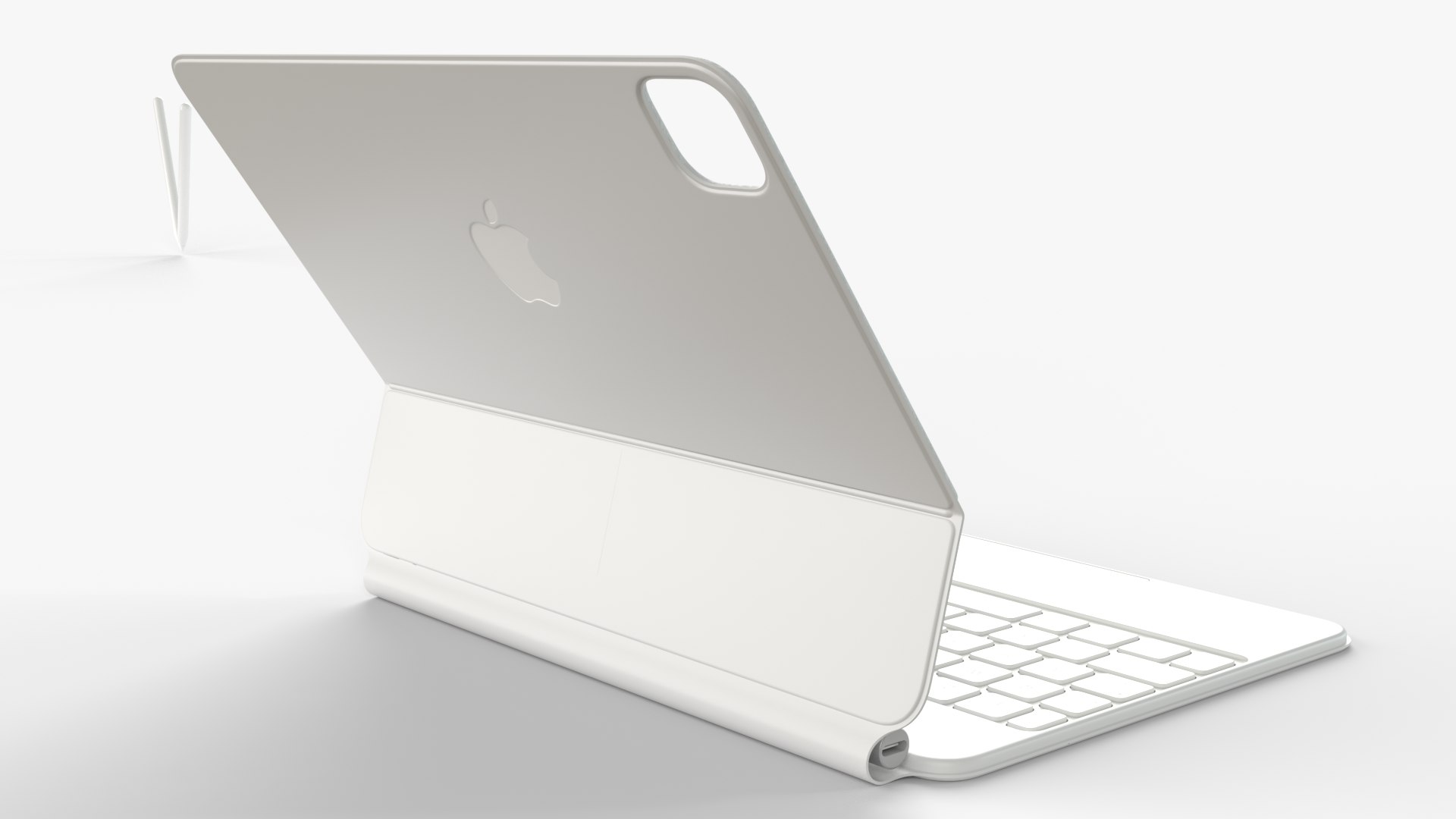Apple Ipad Magic Keyboard And Pencil Pro 3D Model - TurboSquid 2230755
