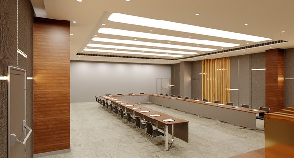 Meeting hall design model - TurboSquid 1697237