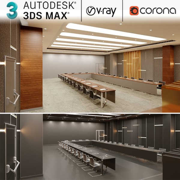 Meeting hall design model - TurboSquid 1697237