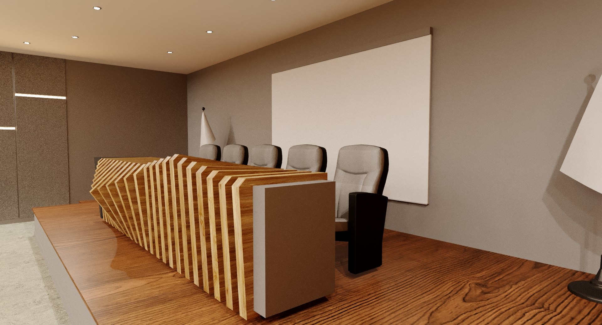 Meeting Hall Design Model - TurboSquid 1697237