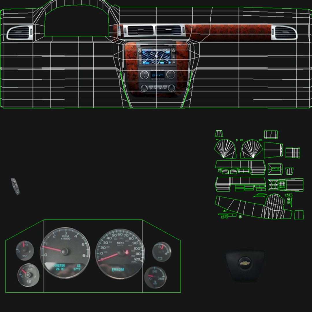 3d Model Chevrolet Tahoe