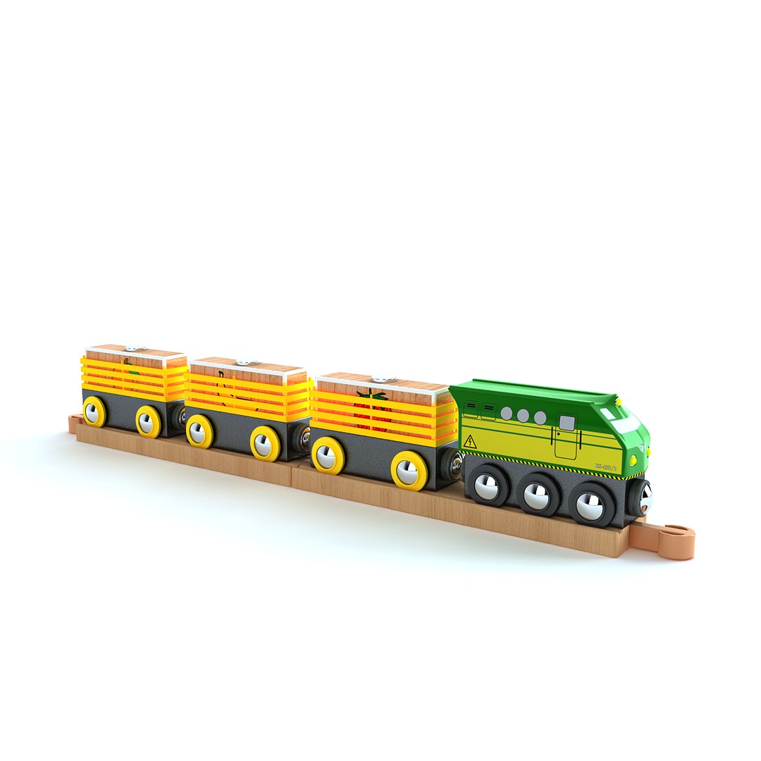 kids train toy 3d max