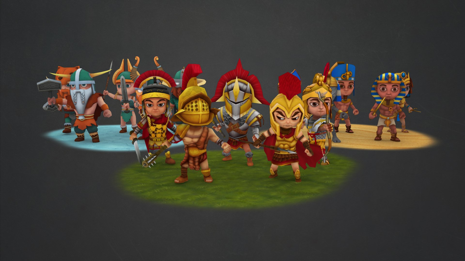 3D Model Warrior Pack Three Tribes - TurboSquid 1772097