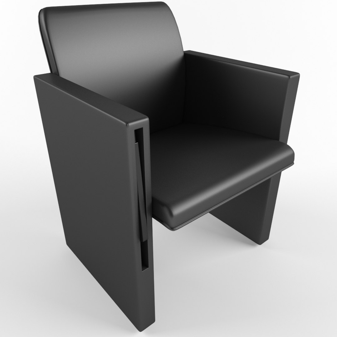 Mobile Chair Table 3d Model