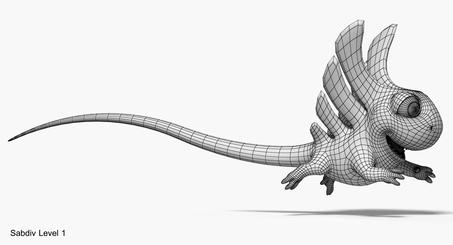 lizard character rig max