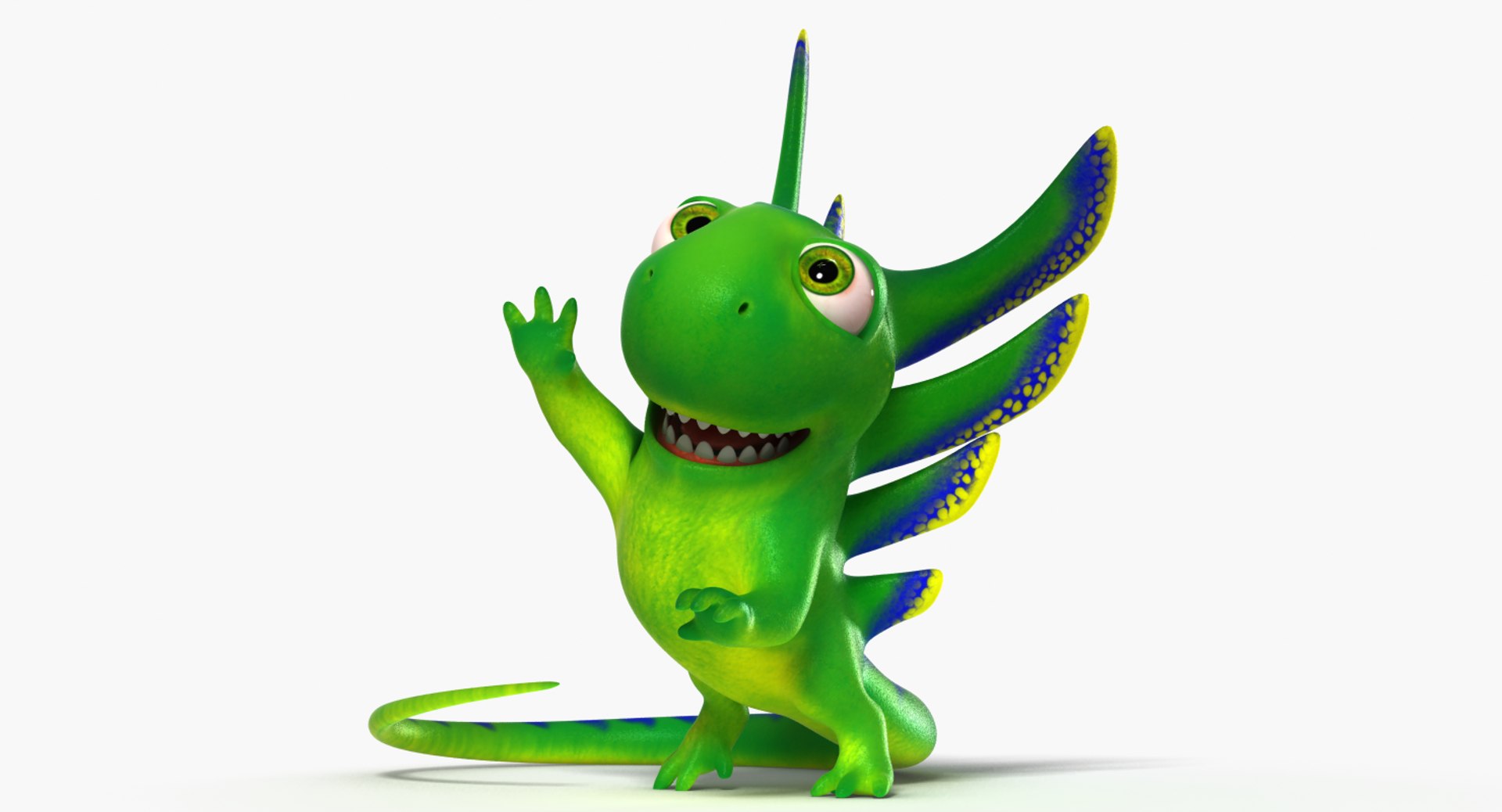 lizard character rig max