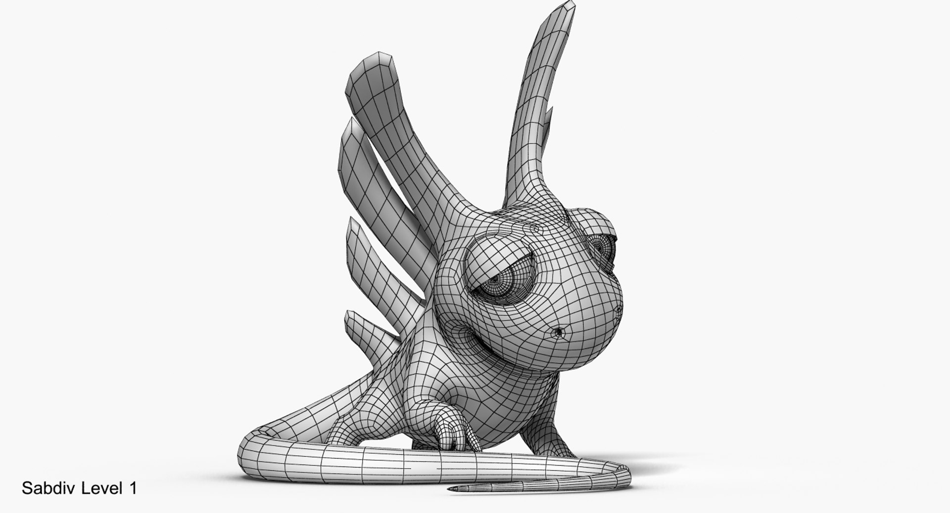 lizard character rig max