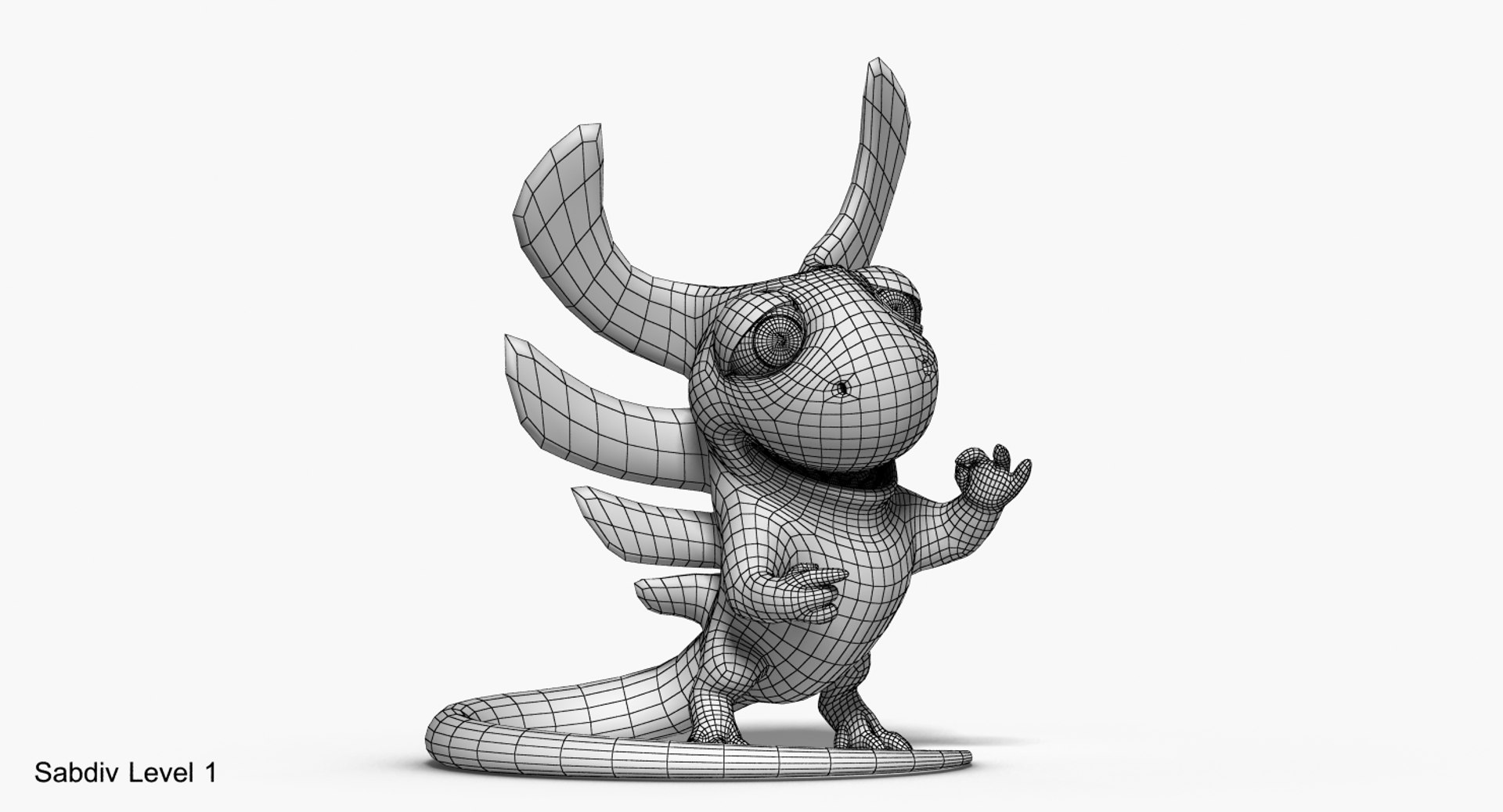 lizard character rig max