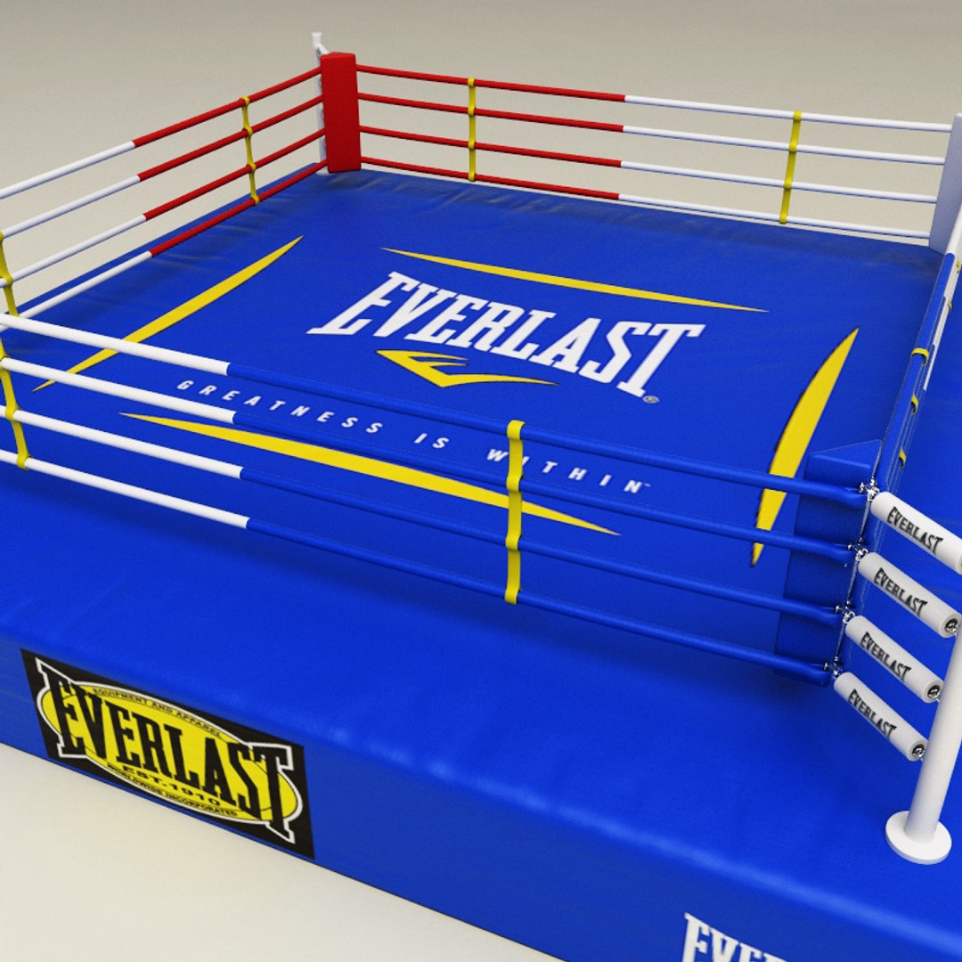 3d Boxing Ring V2 Model
