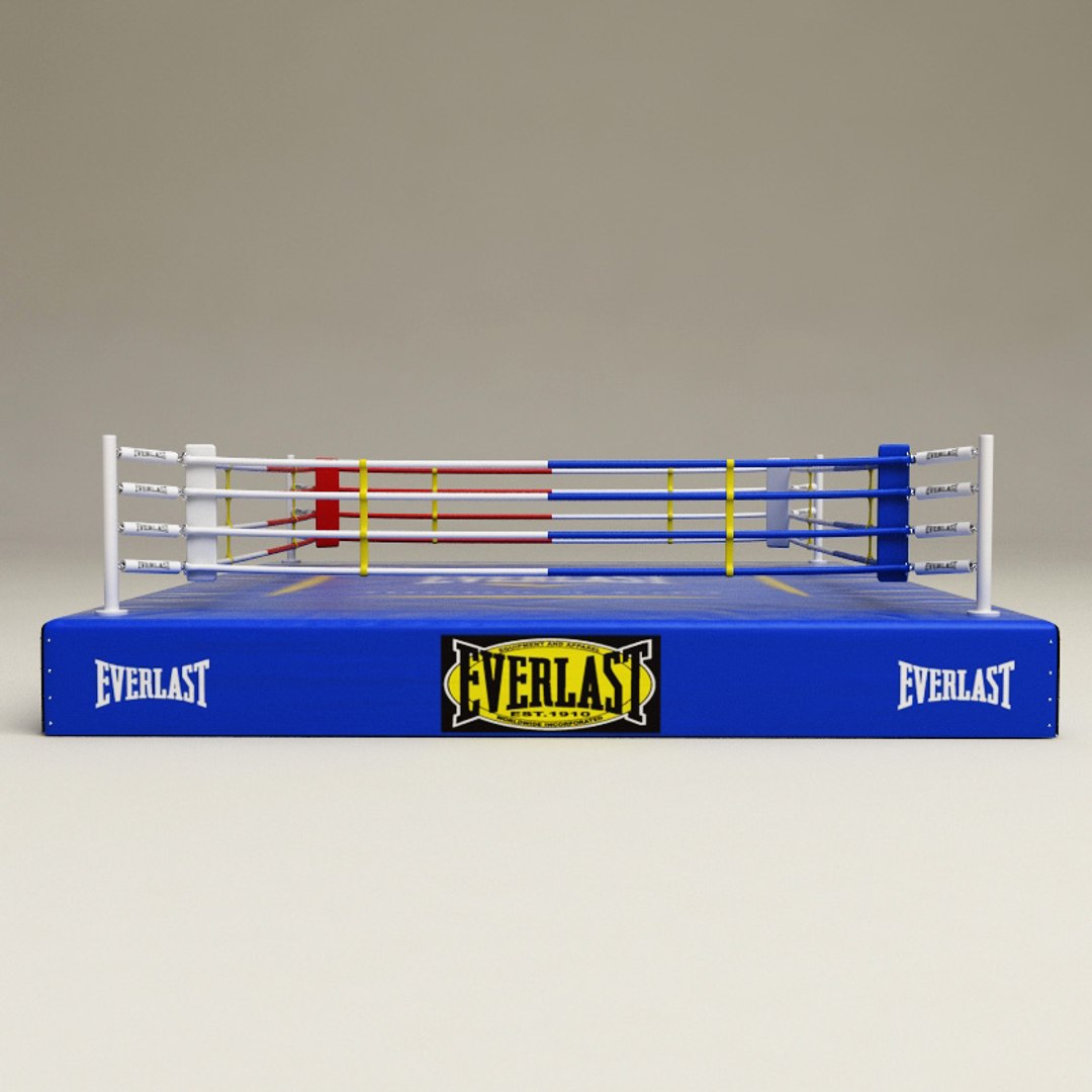 3d Boxing Ring V2 Model