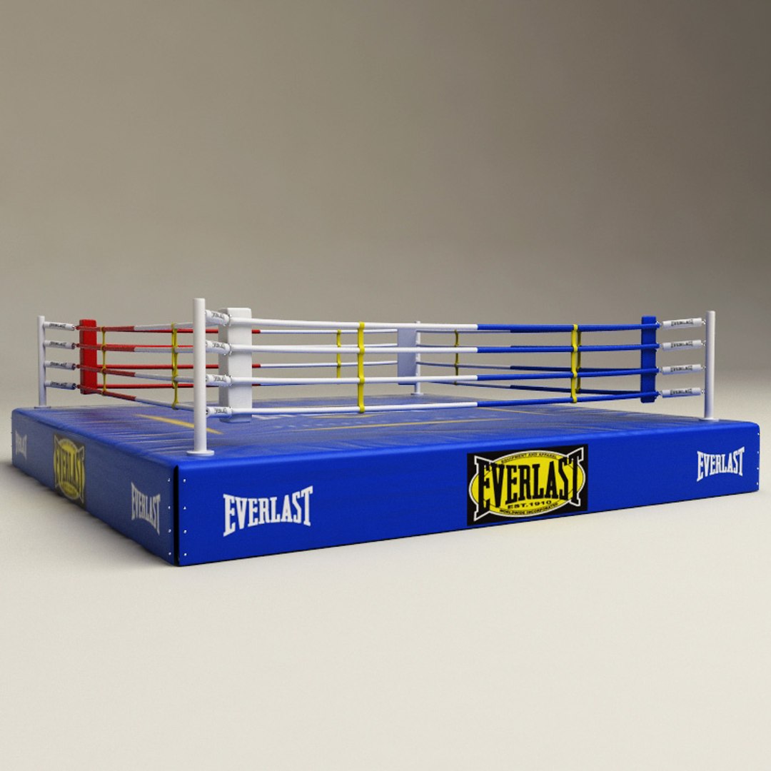 3d Boxing Ring V2 Model