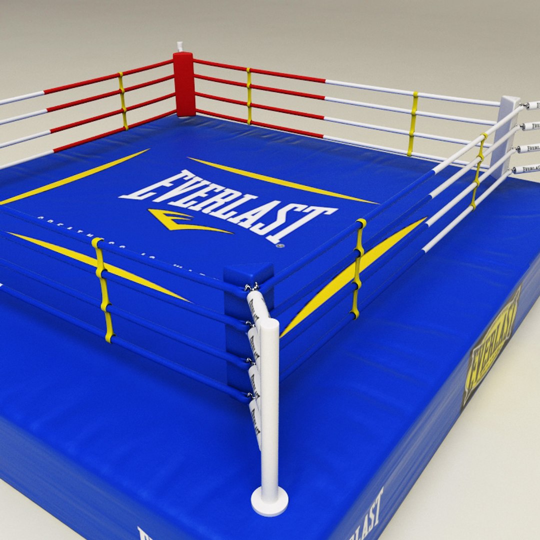 3d Boxing Ring V2 Model