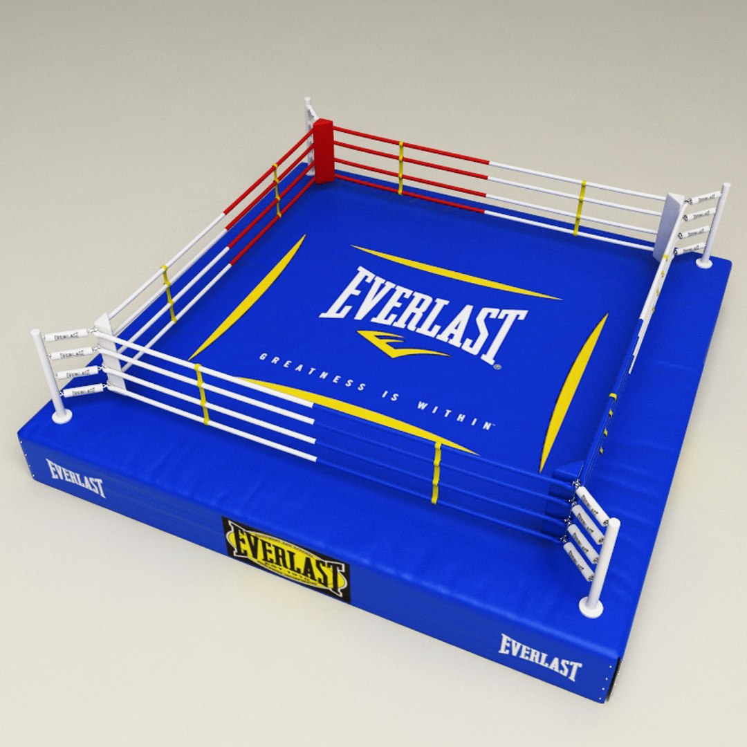 3d Boxing Ring V2 Model
