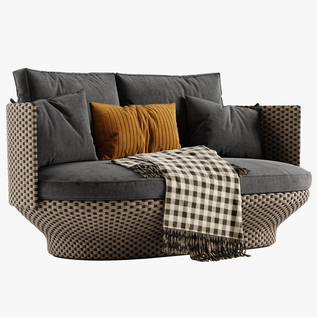 3D Wittmann Paradise Bird sofa model - TurboSquid 2157254