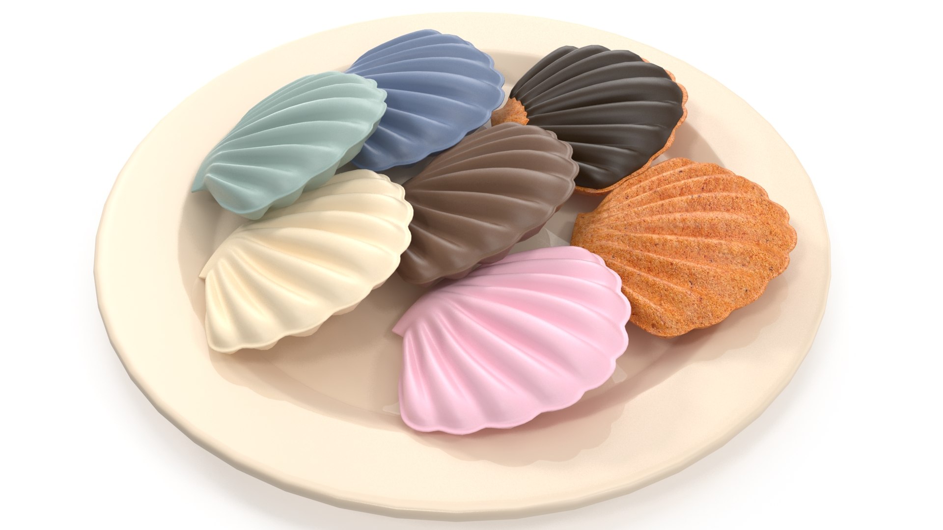 Shell Dessert Model - TurboSquid 2105731