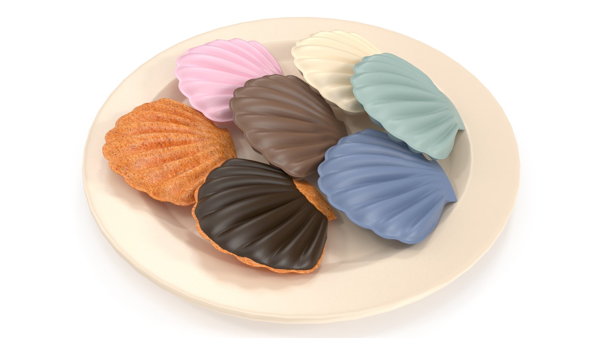 Shell Dessert Model - TurboSquid 2105731