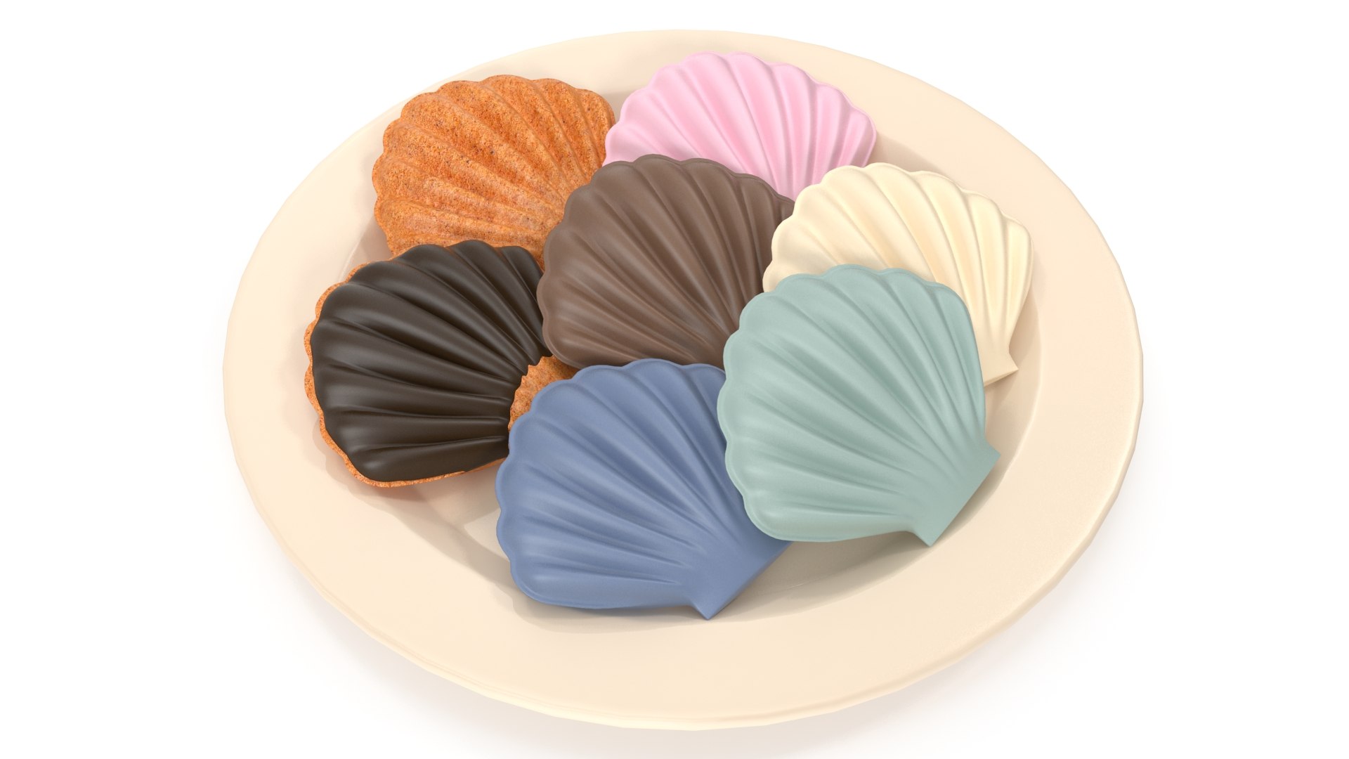Shell Dessert Model - TurboSquid 2105731
