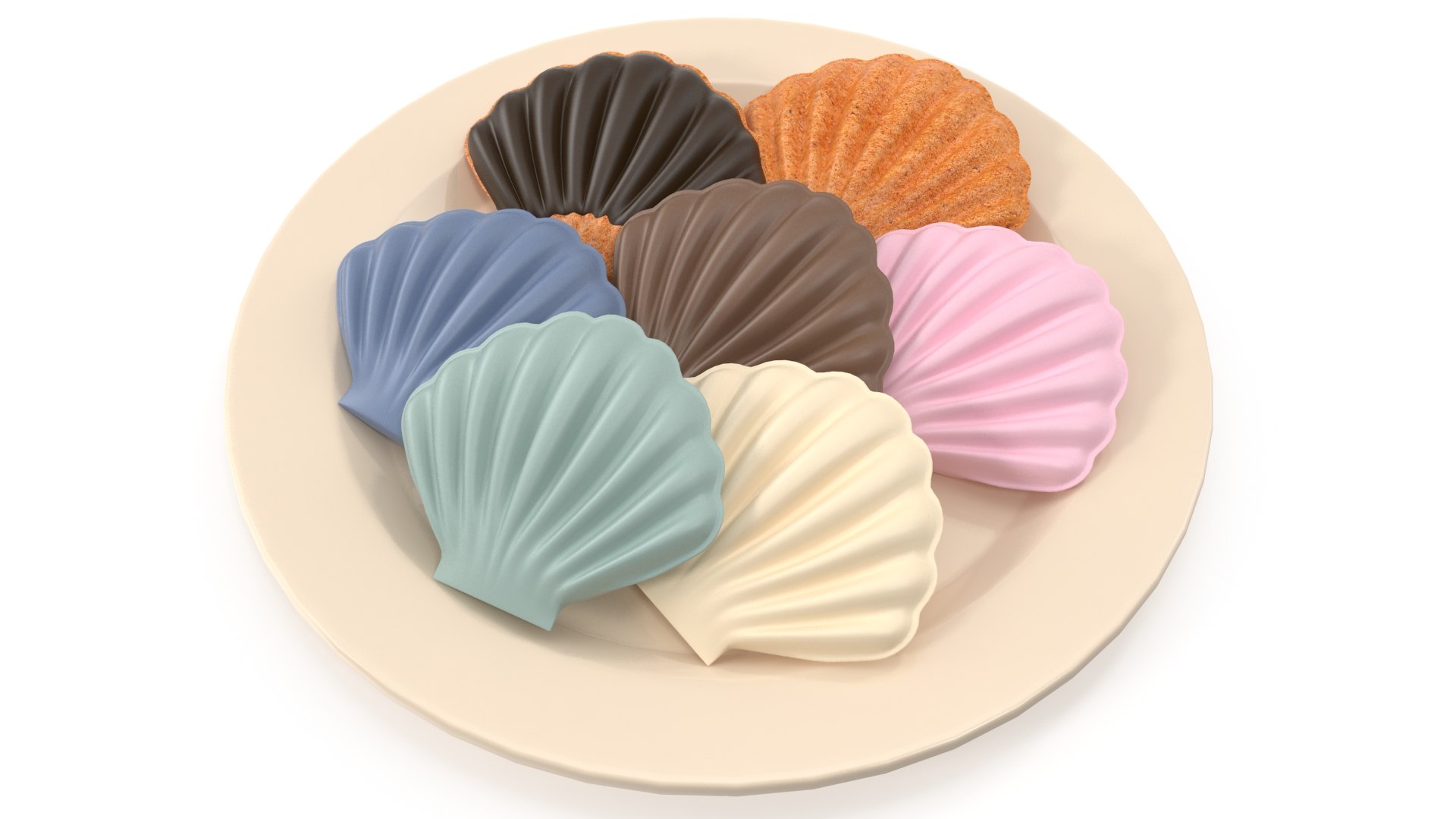 Shell Dessert Model - TurboSquid 2105731