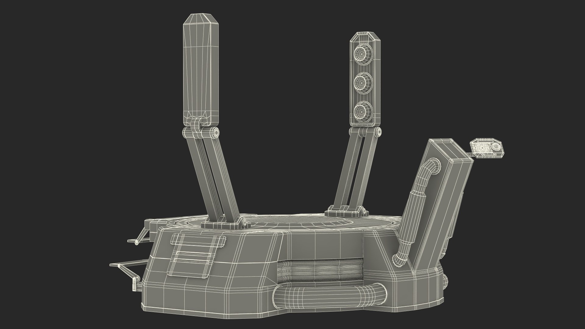 Sci Fi Teleport Machine Is Off 3D Model - TurboSquid 2236579