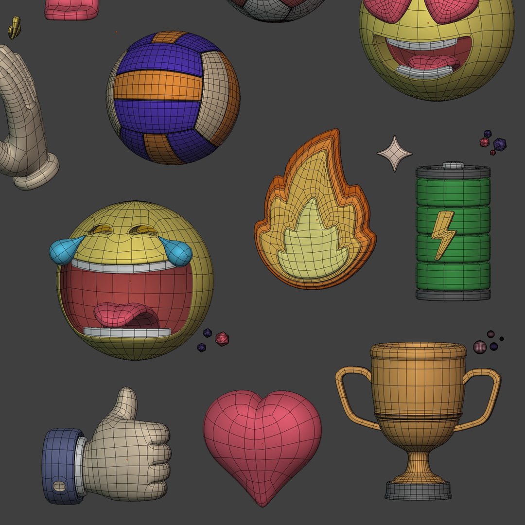 3D Cartoon Pack Model - TurboSquid 2169703