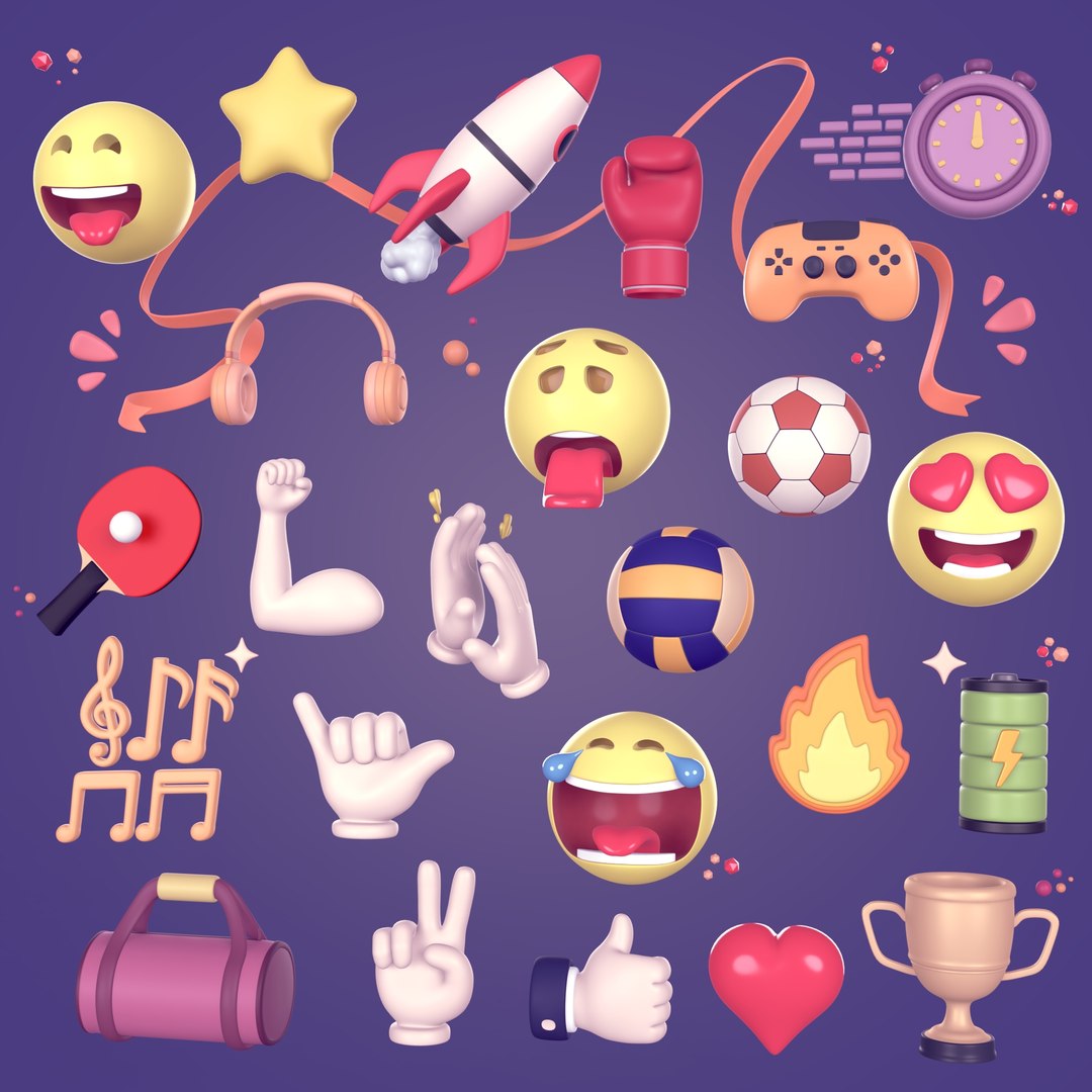 3D Cartoon Pack Model - TurboSquid 2169703