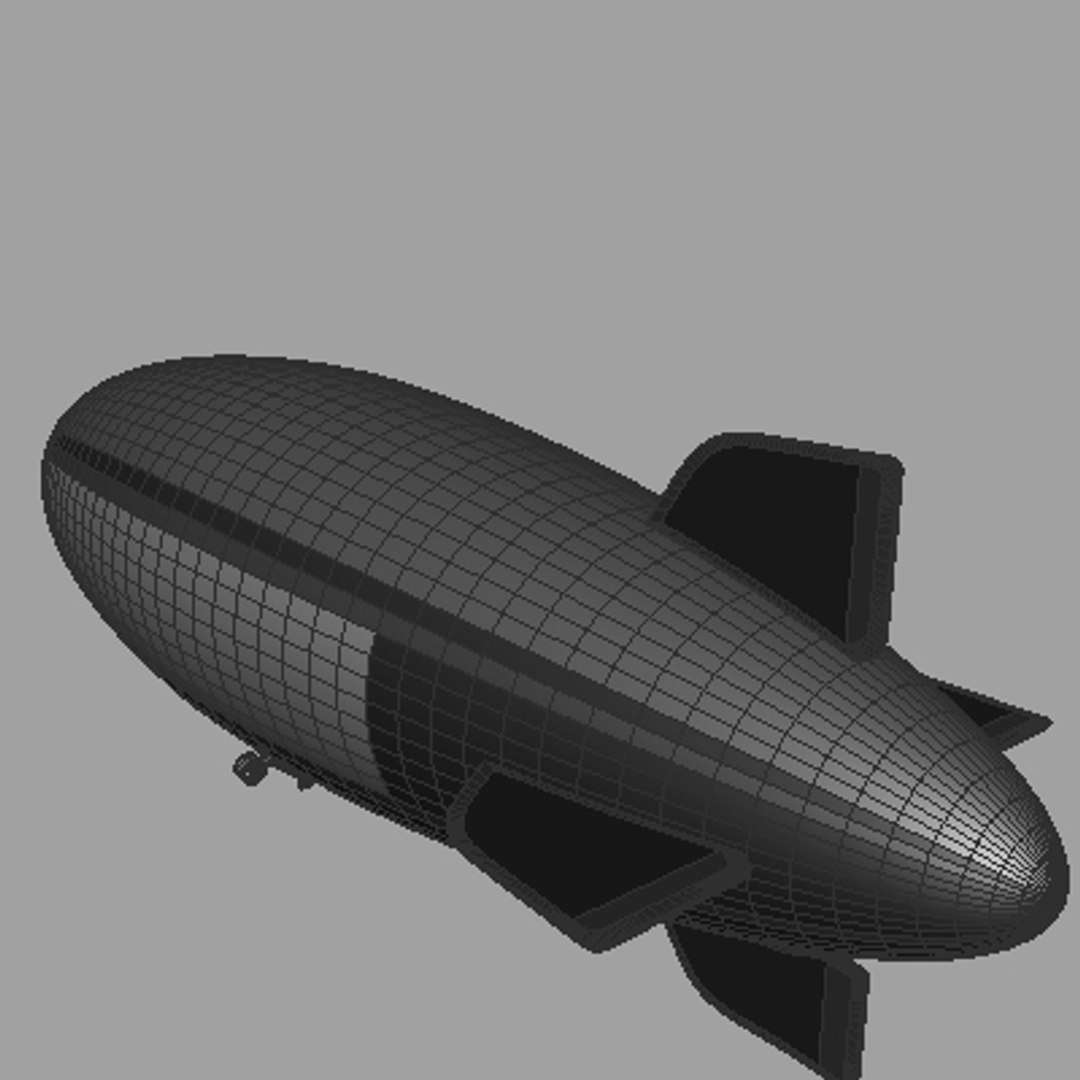 3d Model Goodyear Blimp Years
