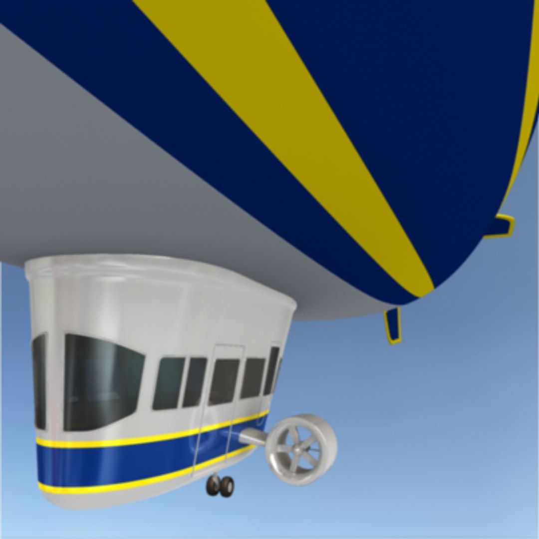 3d Model Goodyear Blimp Years
