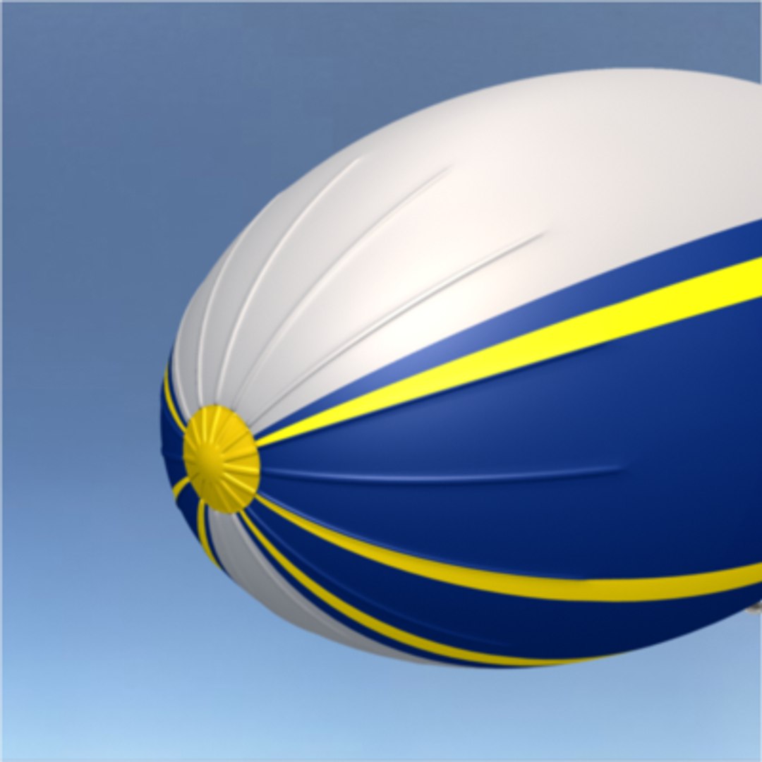 3d Model Goodyear Blimp Years