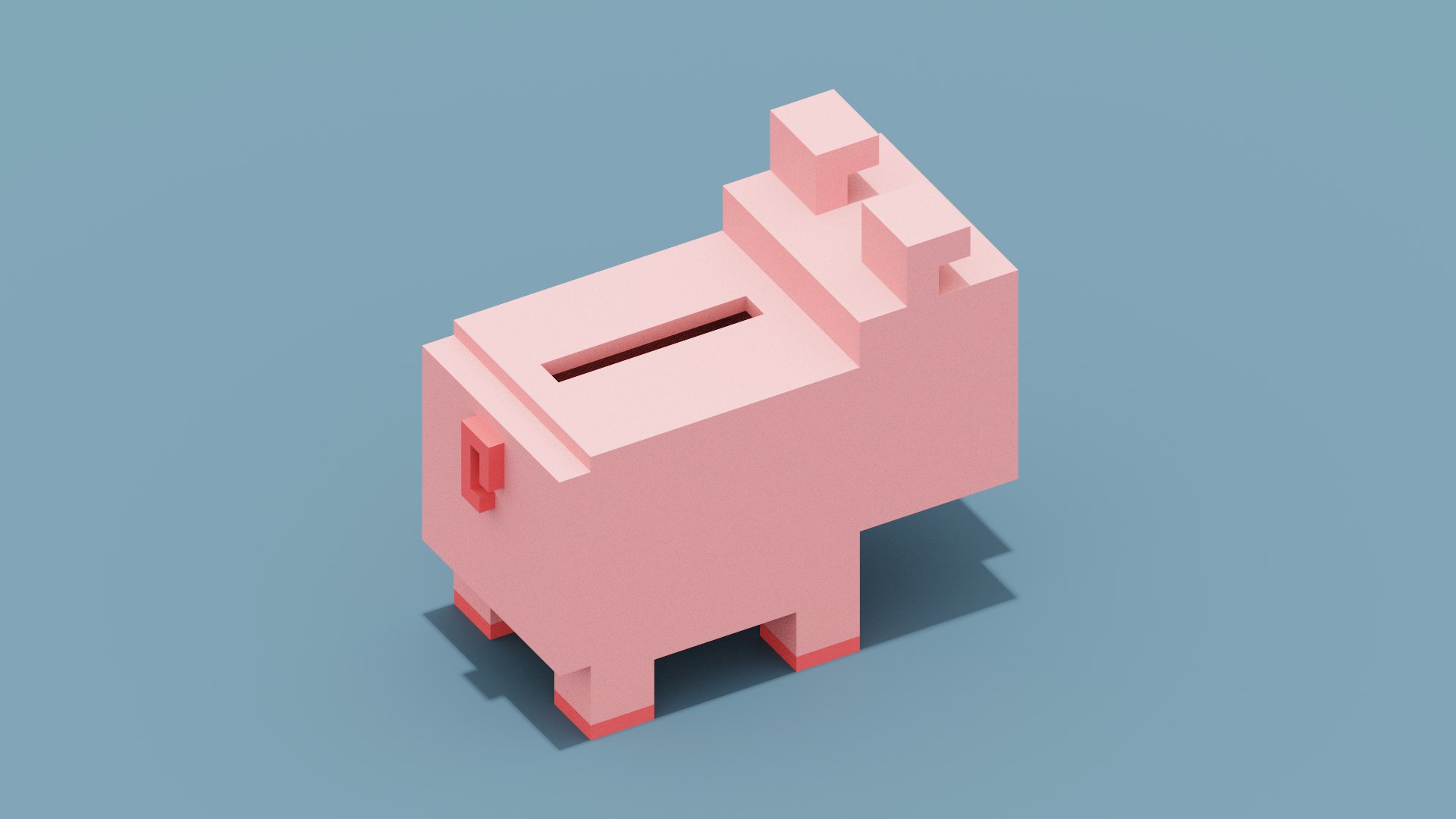 Piggy Bank 3D Model - TurboSquid 2184646