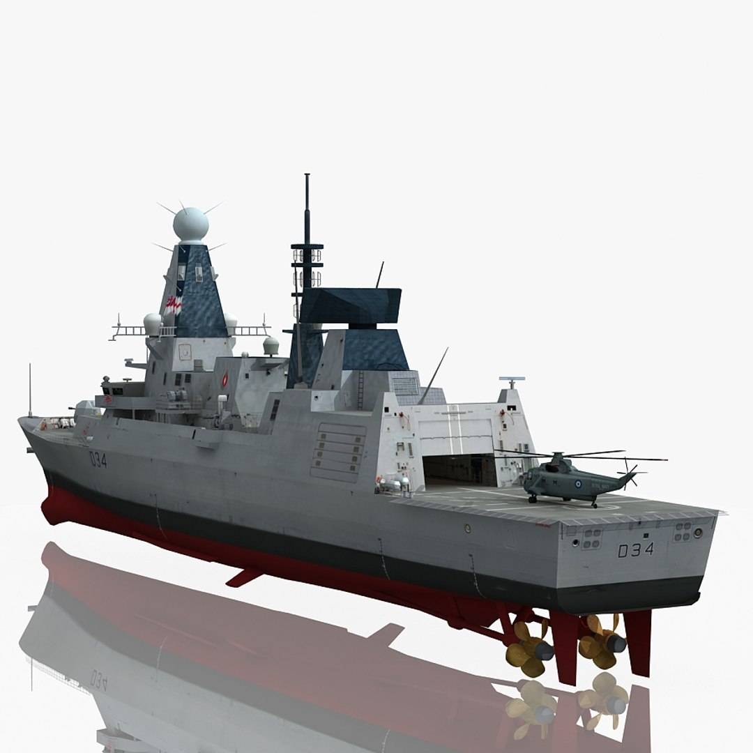 hms diamond d34 type 45 3ds