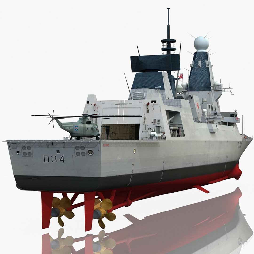 hms diamond d34 type 45 3ds