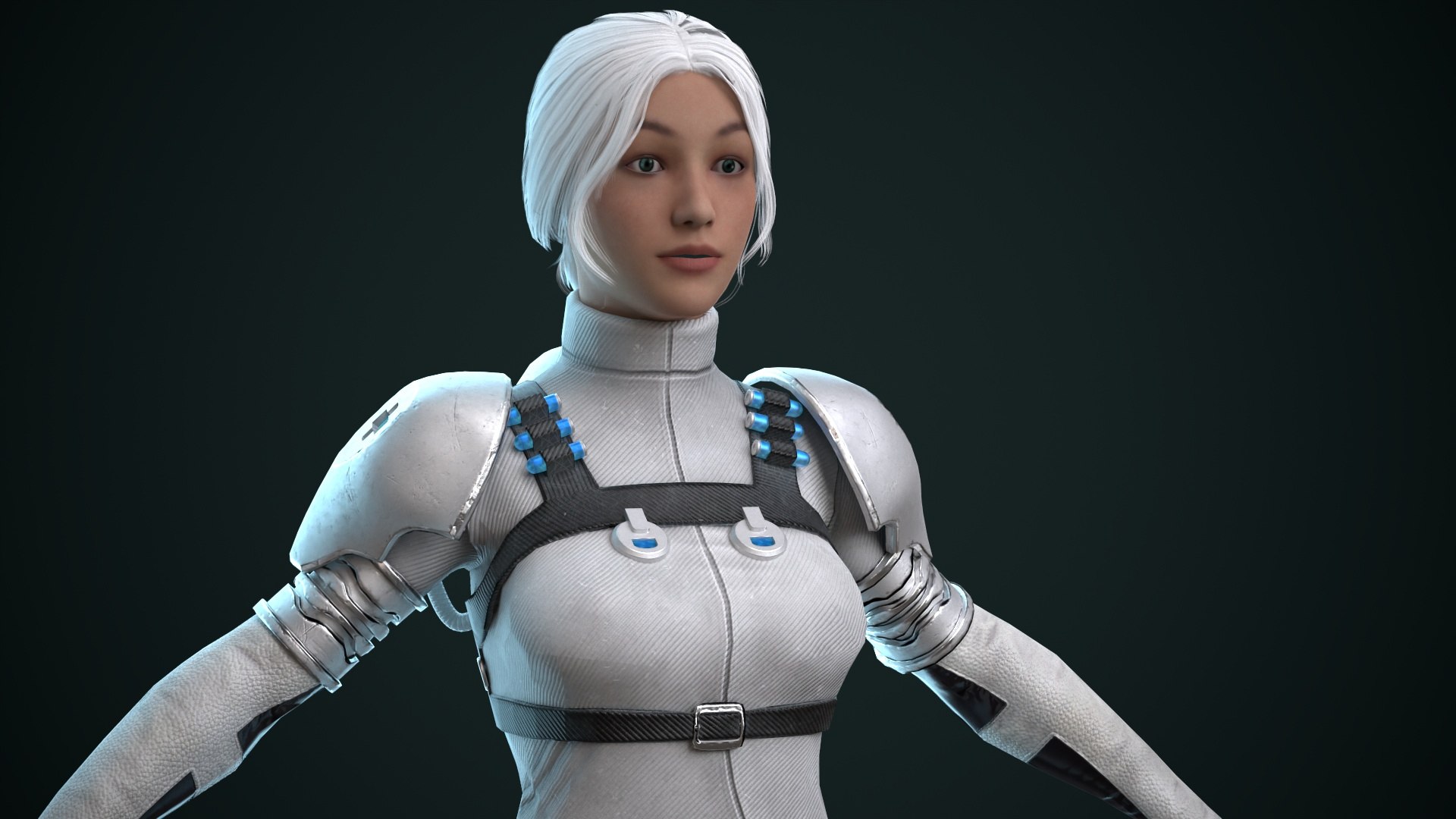 Sci Fi Nurse 3D Model - TurboSquid 2104146