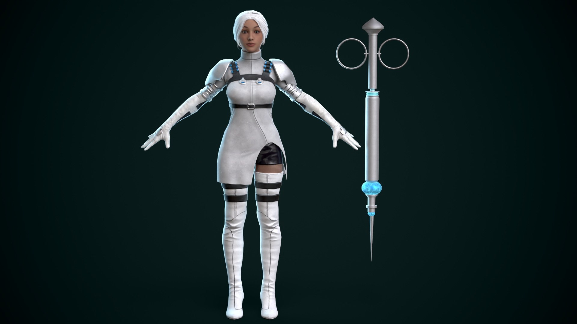 Sci Fi Nurse 3D Model - TurboSquid 2104146