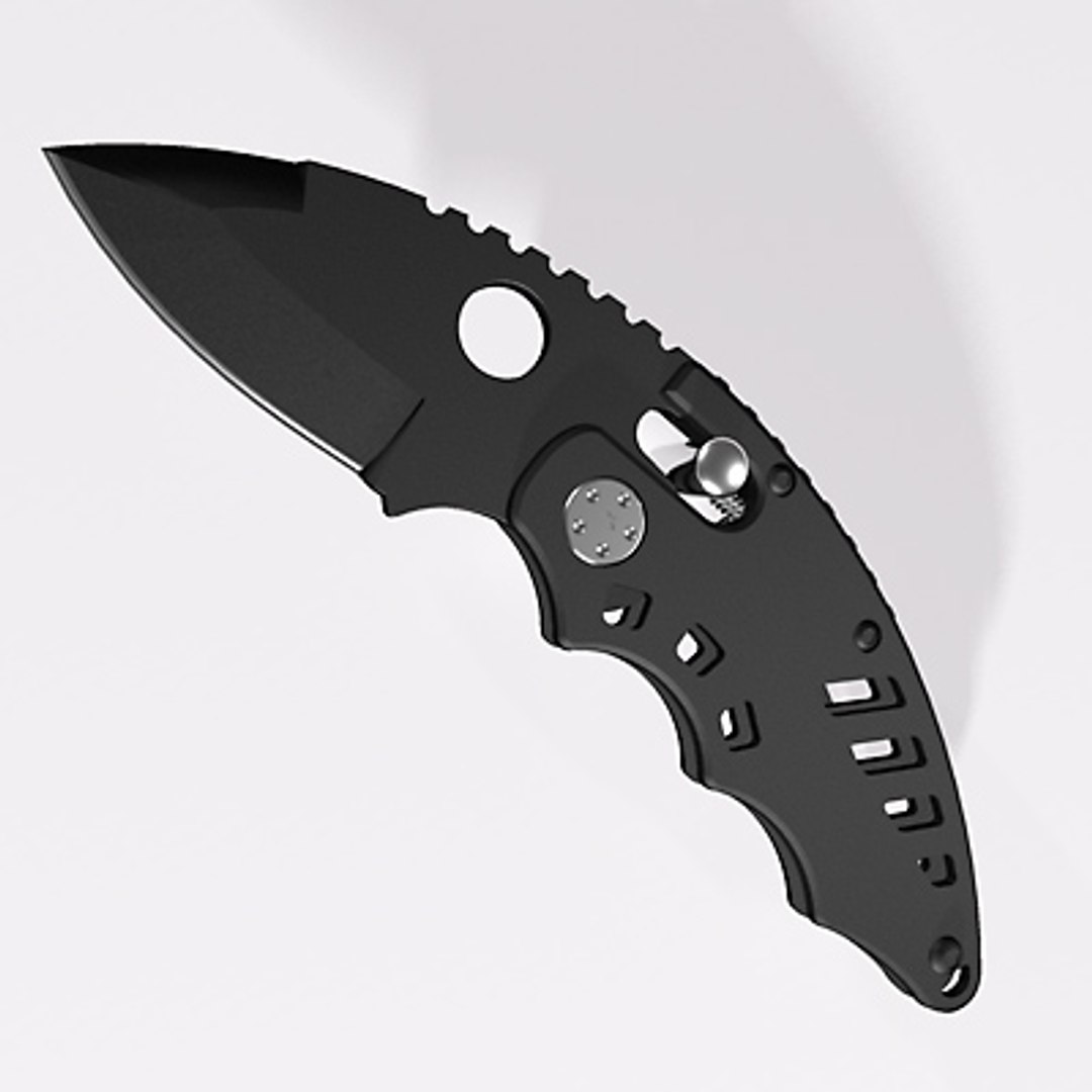 3d model clasp knife