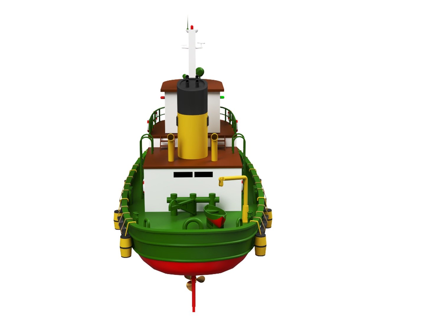 3D Model Tugboat - TurboSquid 2082219