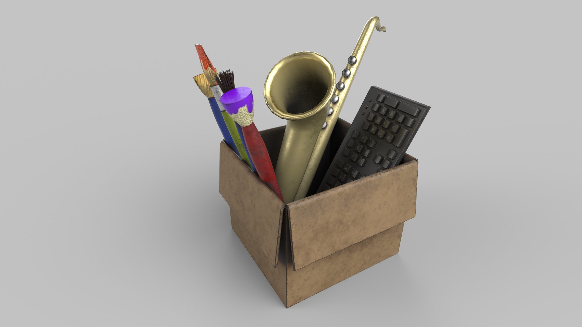 3D Cartons - TurboSquid 1922721