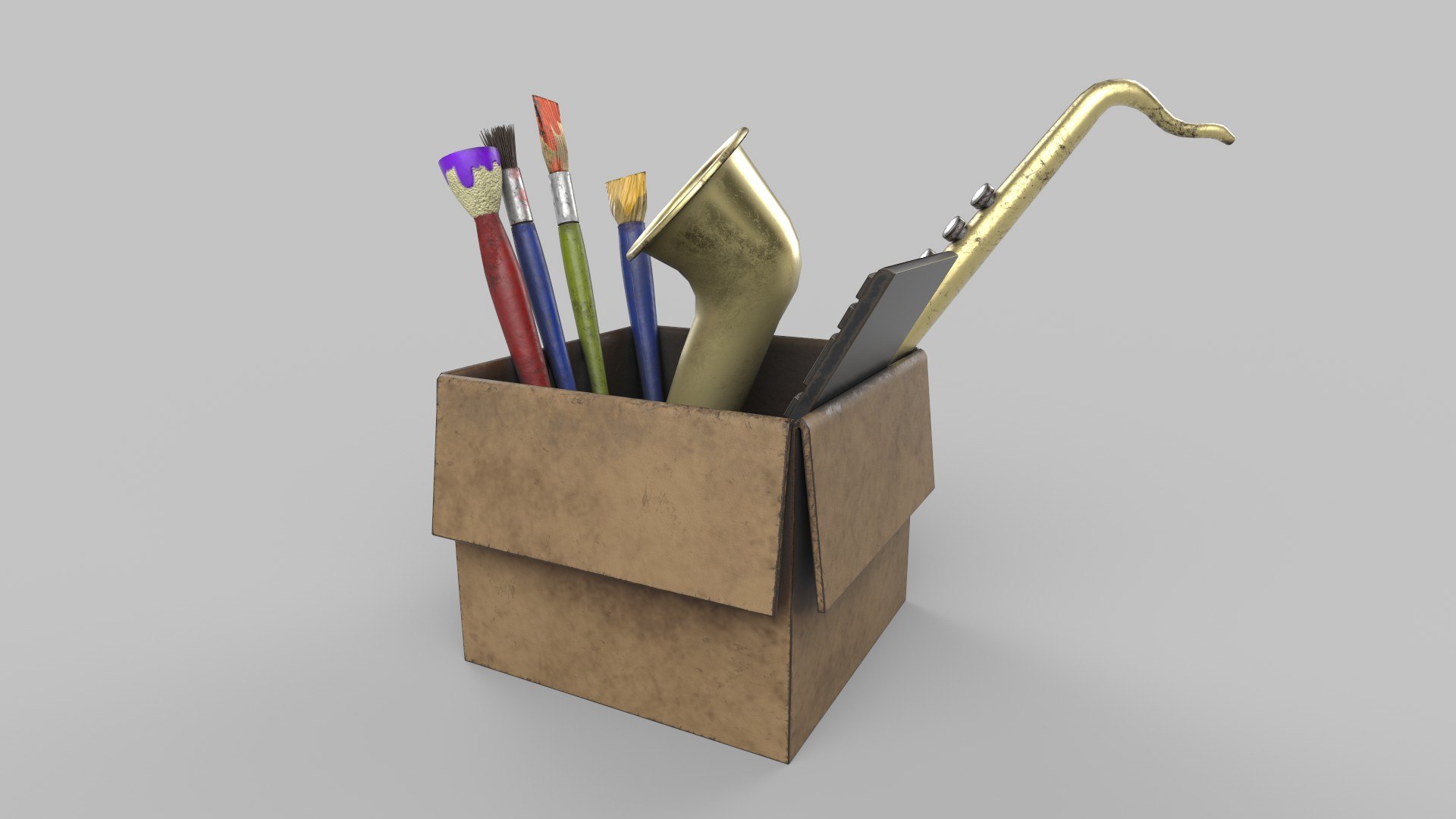 3D Cartons - TurboSquid 1922721