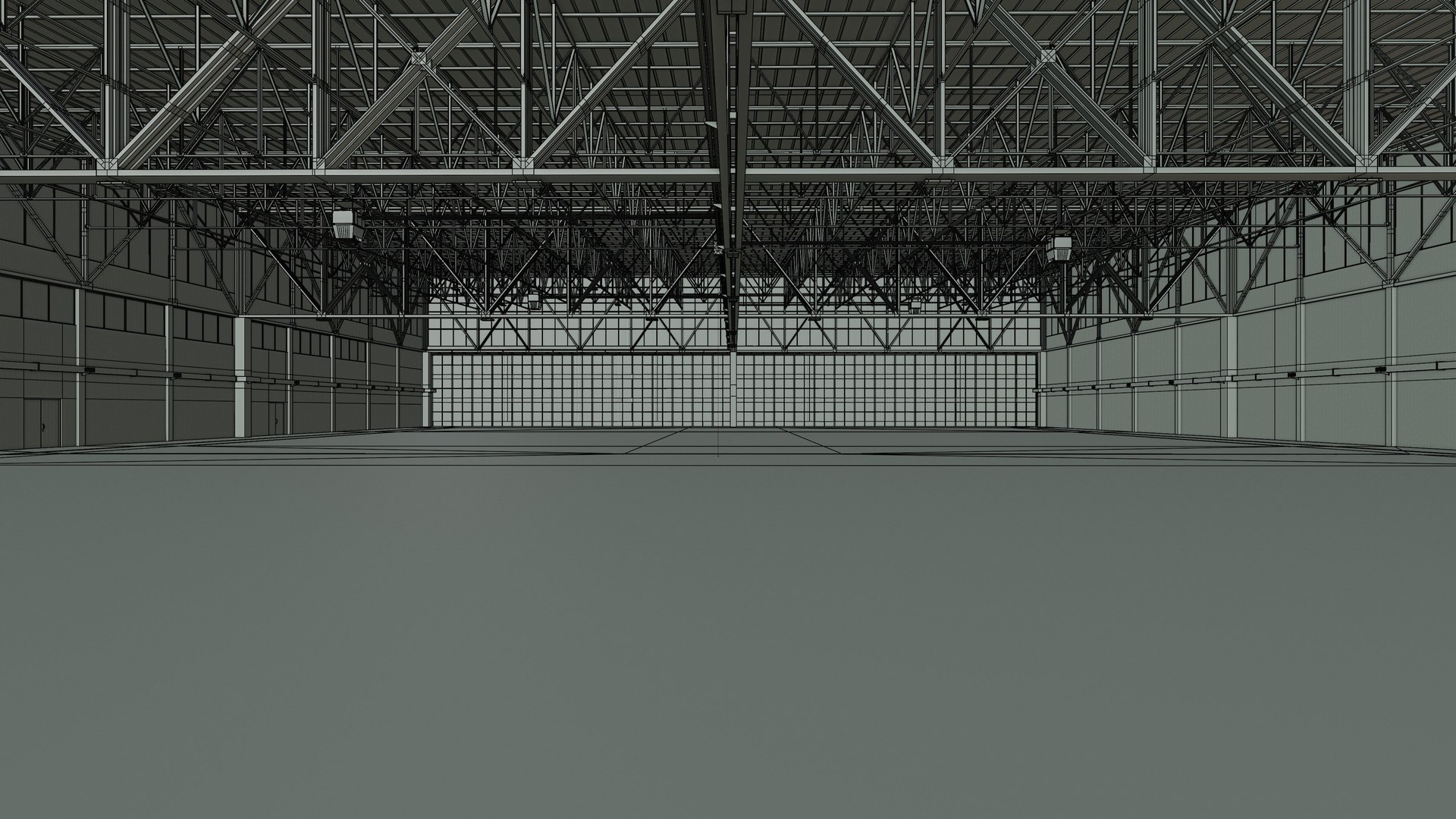 Airplane Hangar Interior 12 3D - TurboSquid 1997068
