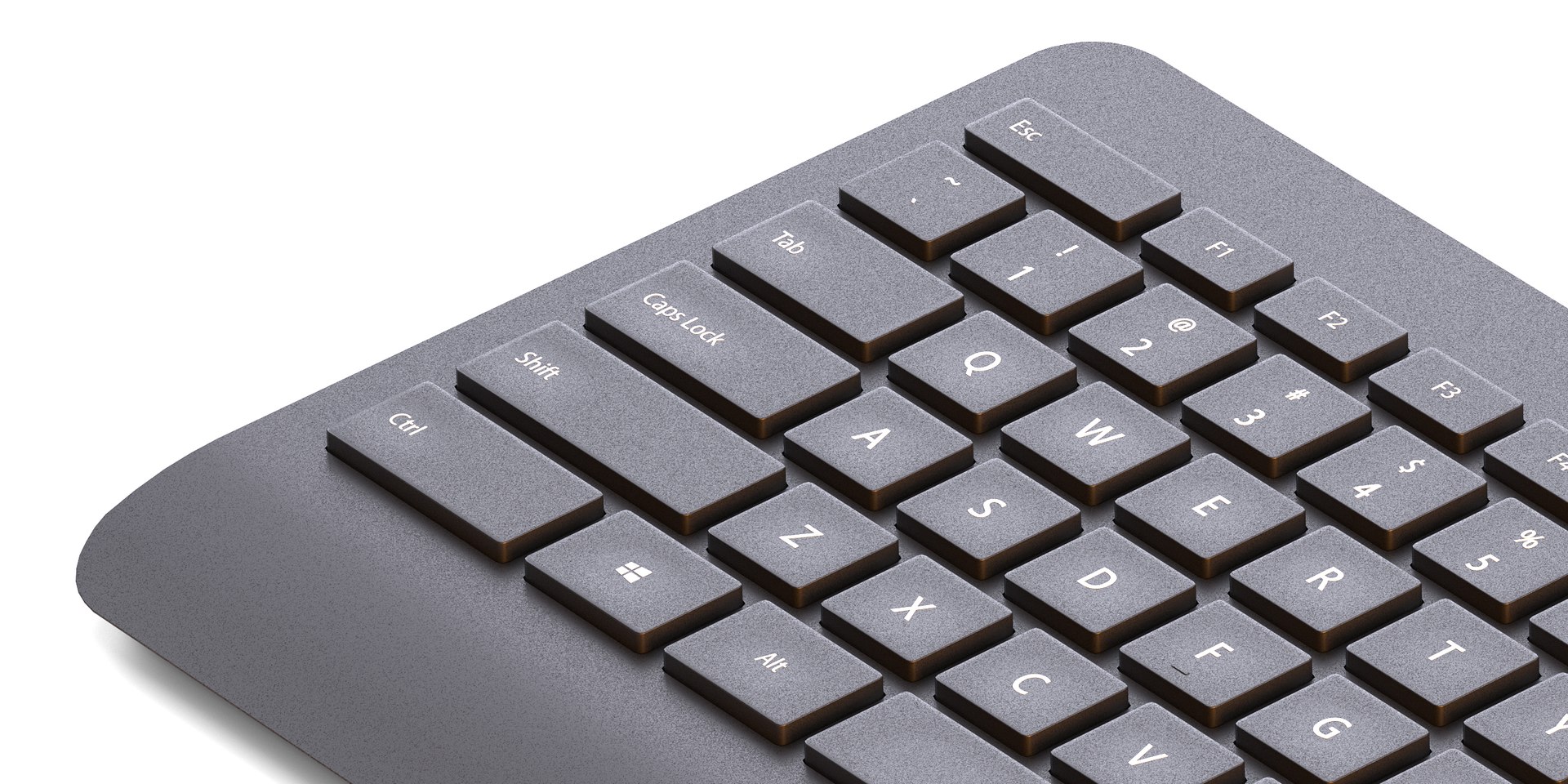 Microsoft Keyboard Mouse 3D Model - TurboSquid 1689619