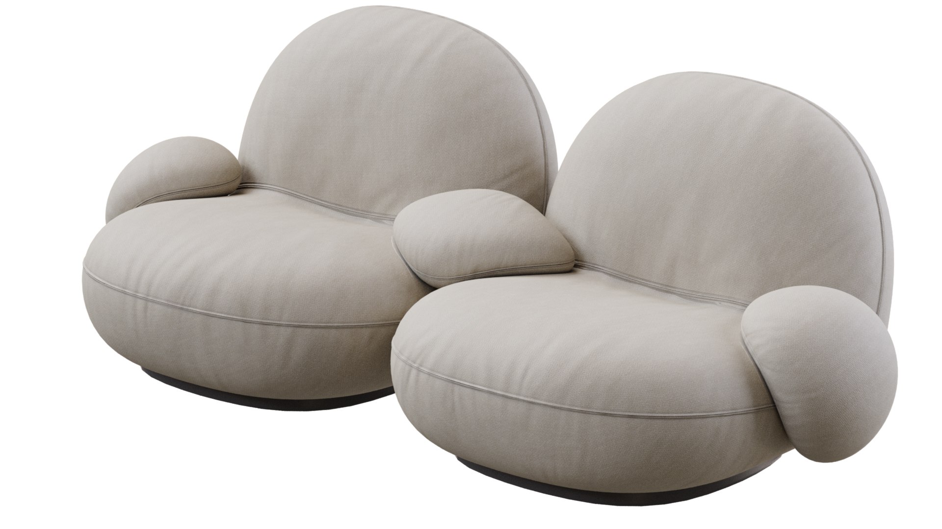 3D Model Pacha Sofa By Gubi - TurboSquid 1999744