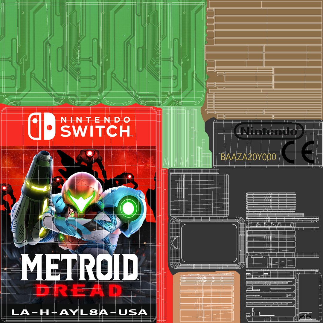 3D Detailed Cartridge Case Metroid Dread - TurboSquid 2064401