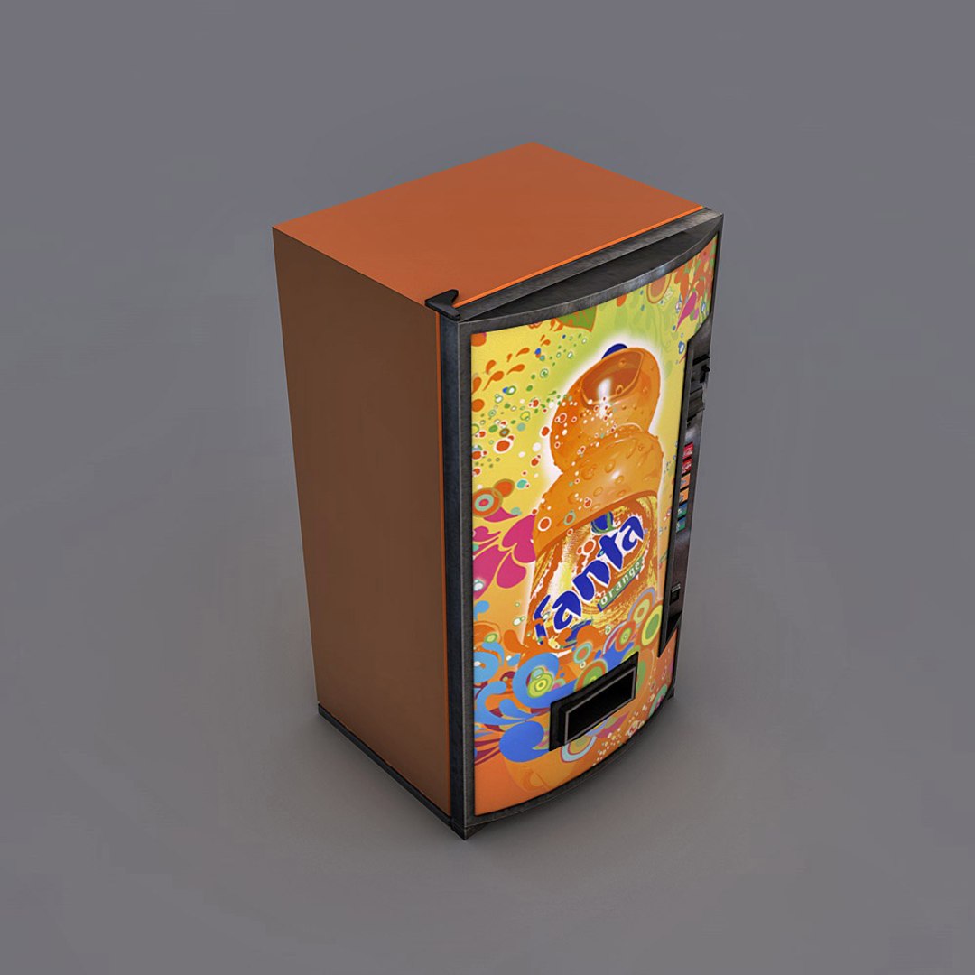 3d vending machine fanta