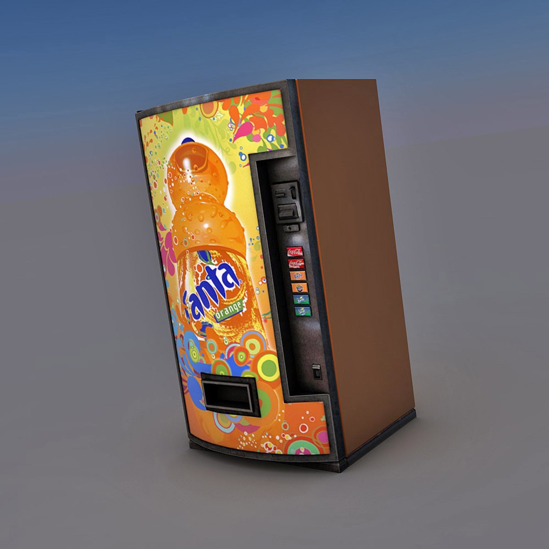 3d vending machine fanta