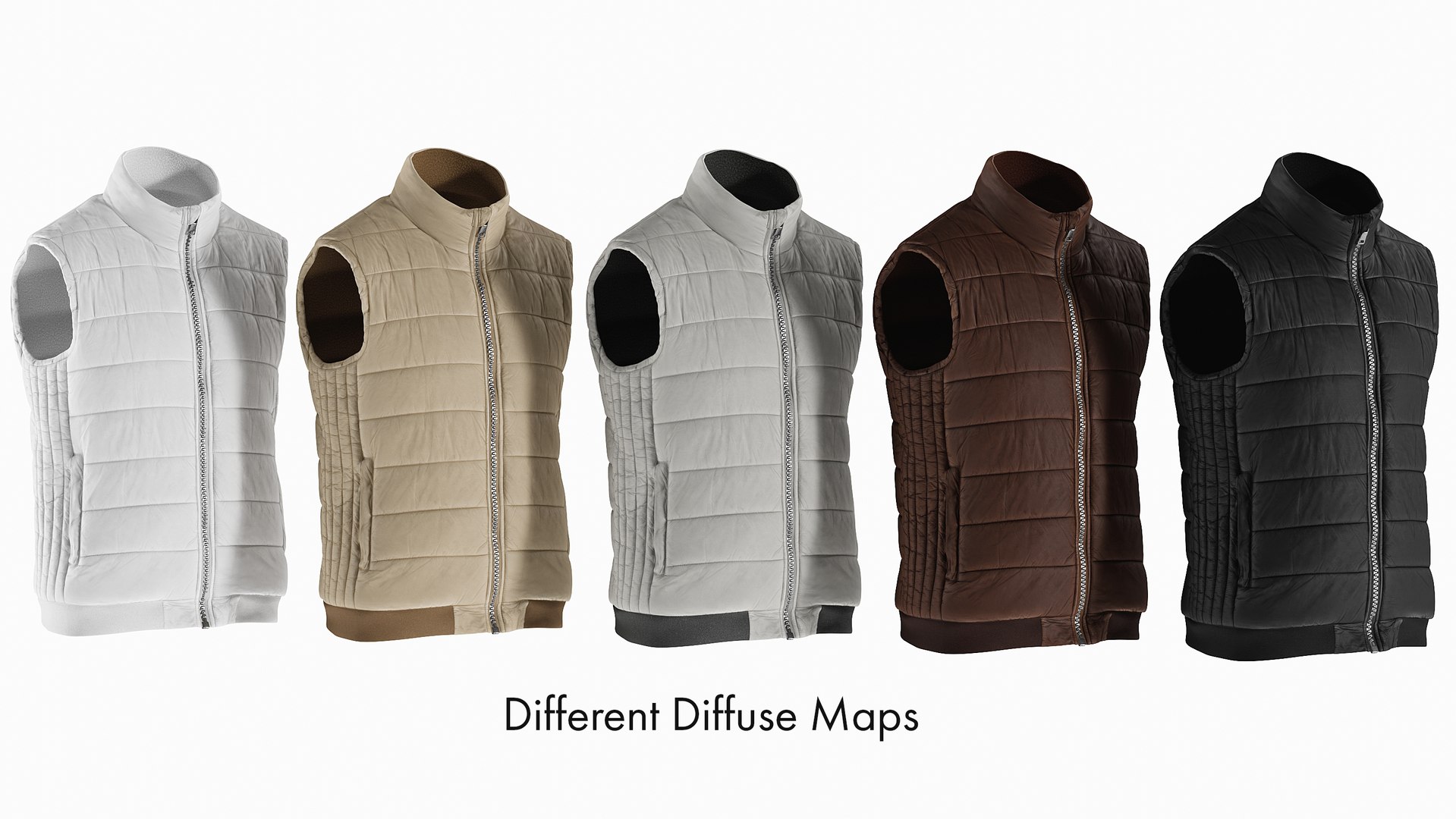 Realistic men s vest 3D model - TurboSquid 1705382