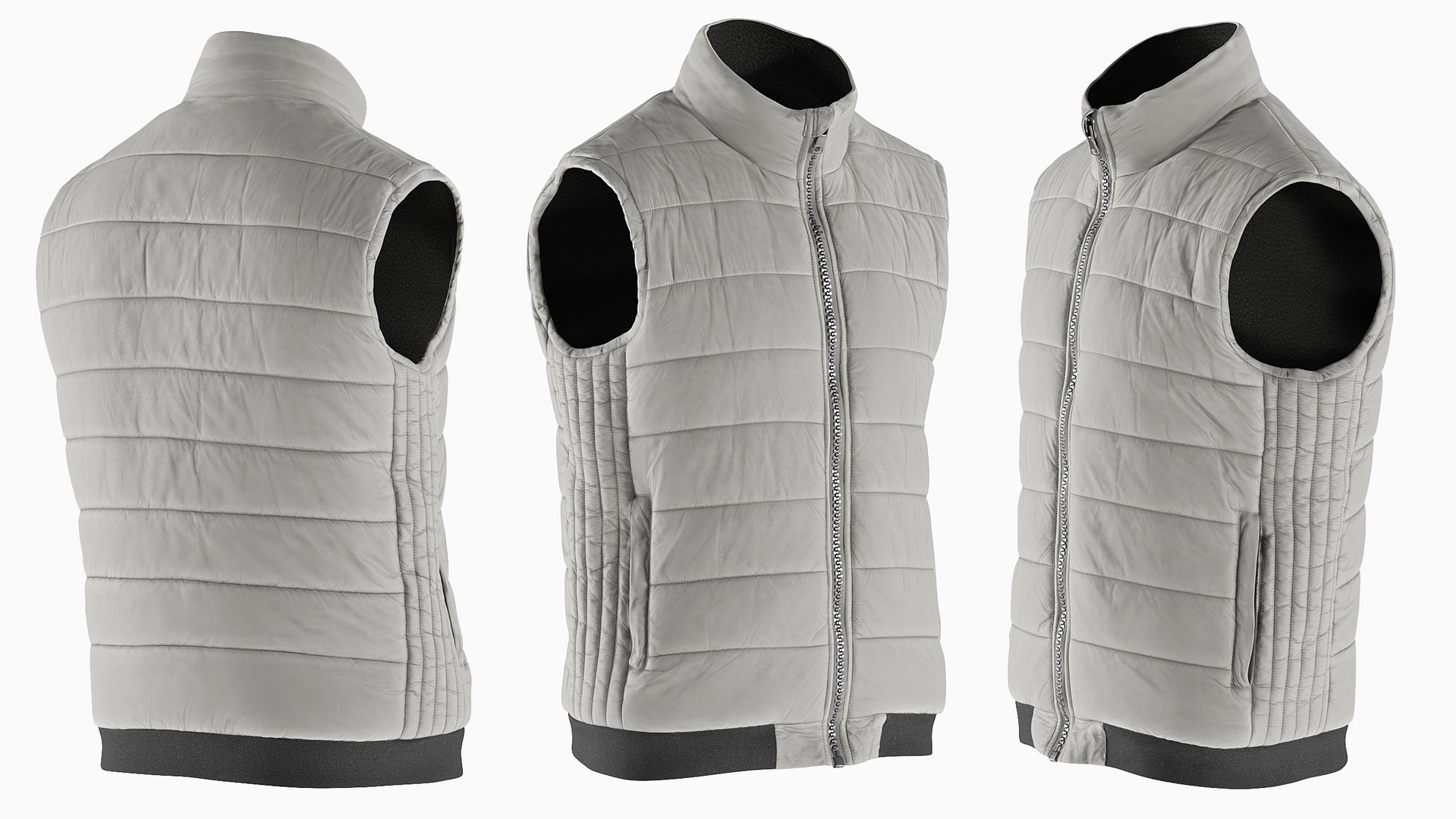 Realistic men s vest 3D model - TurboSquid 1705382