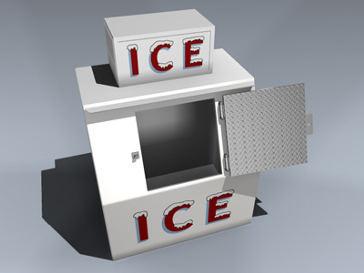 Ice Merchandiser 3d Model