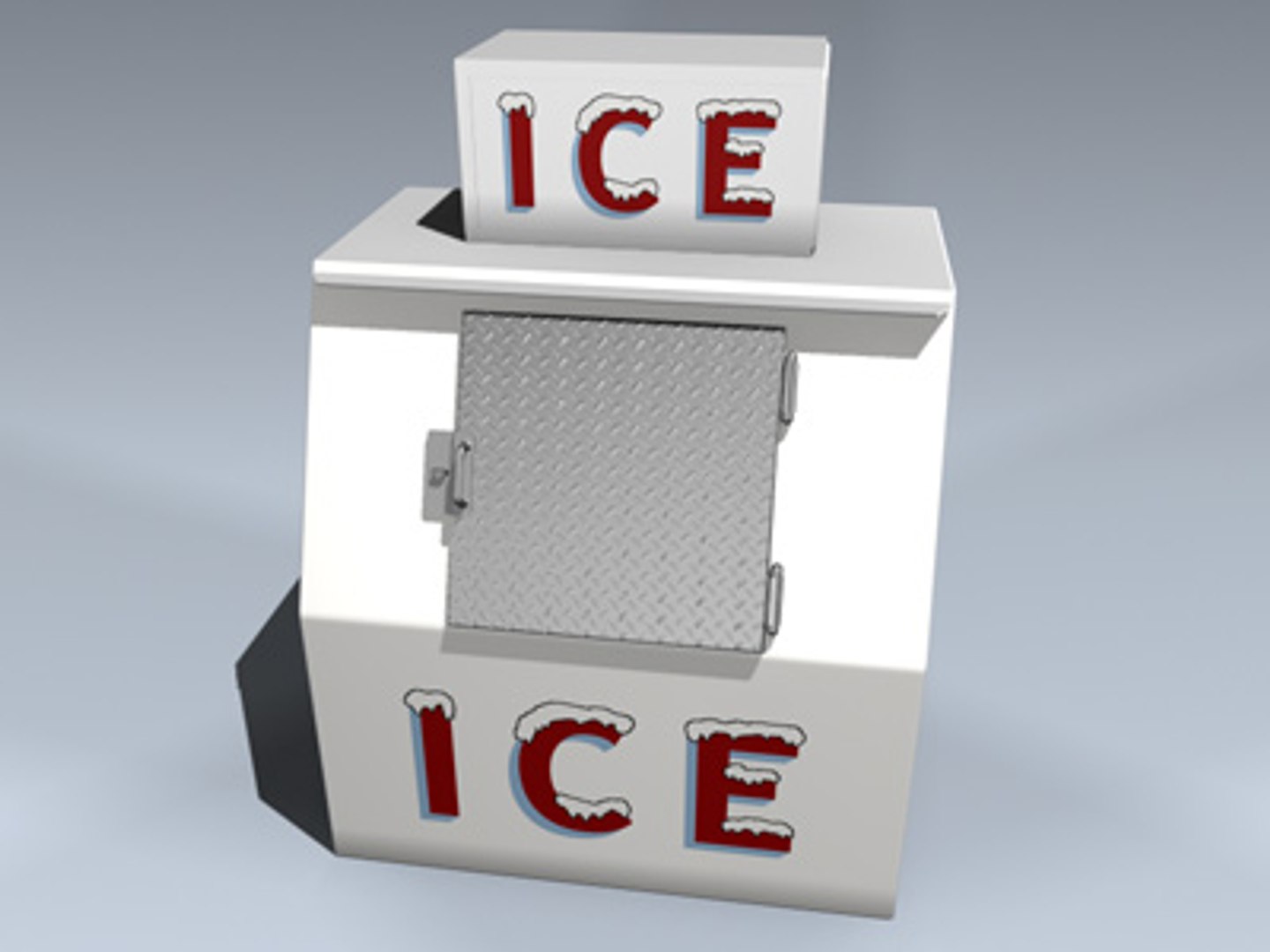 Ice Merchandiser 3d Model