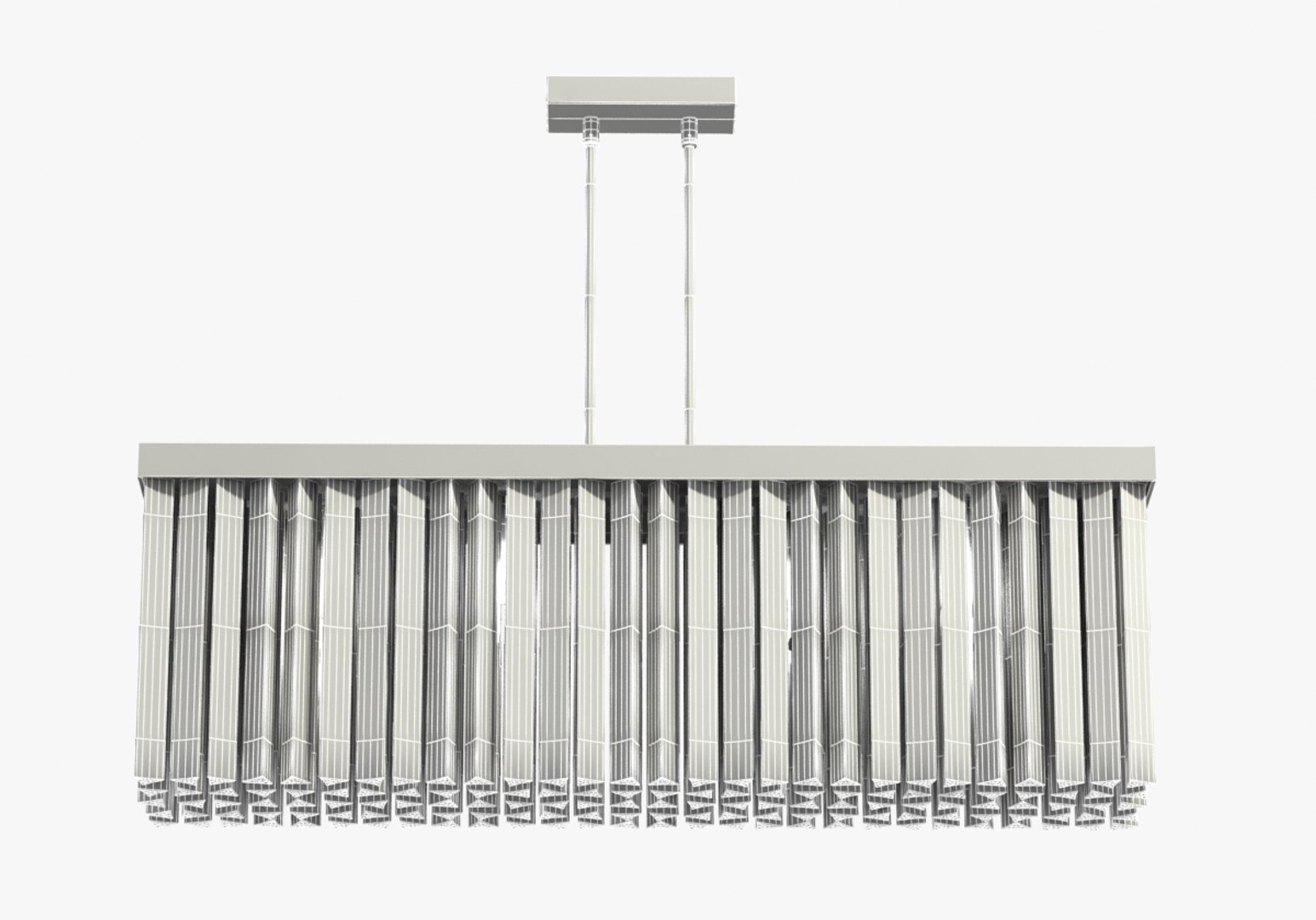 Chandelier Rectangular 3d Model