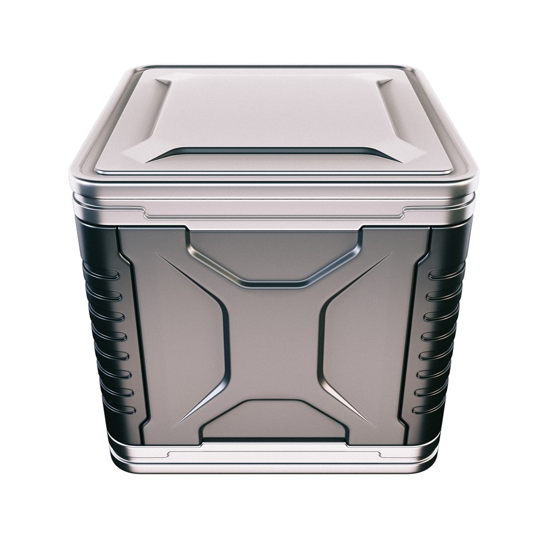 Sci-fi Container Box 3D Model - TurboSquid 1345110